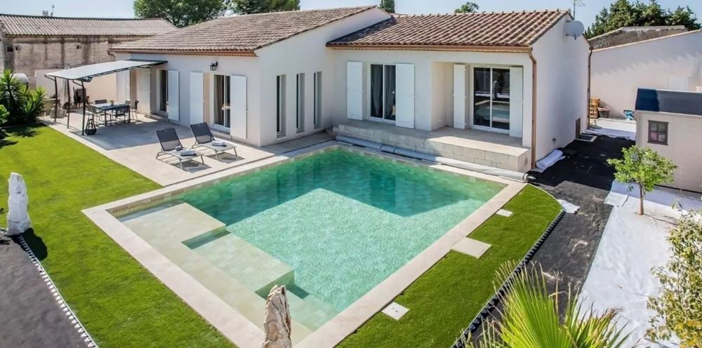 Liner piscine armé Pierre de bali - Distripool